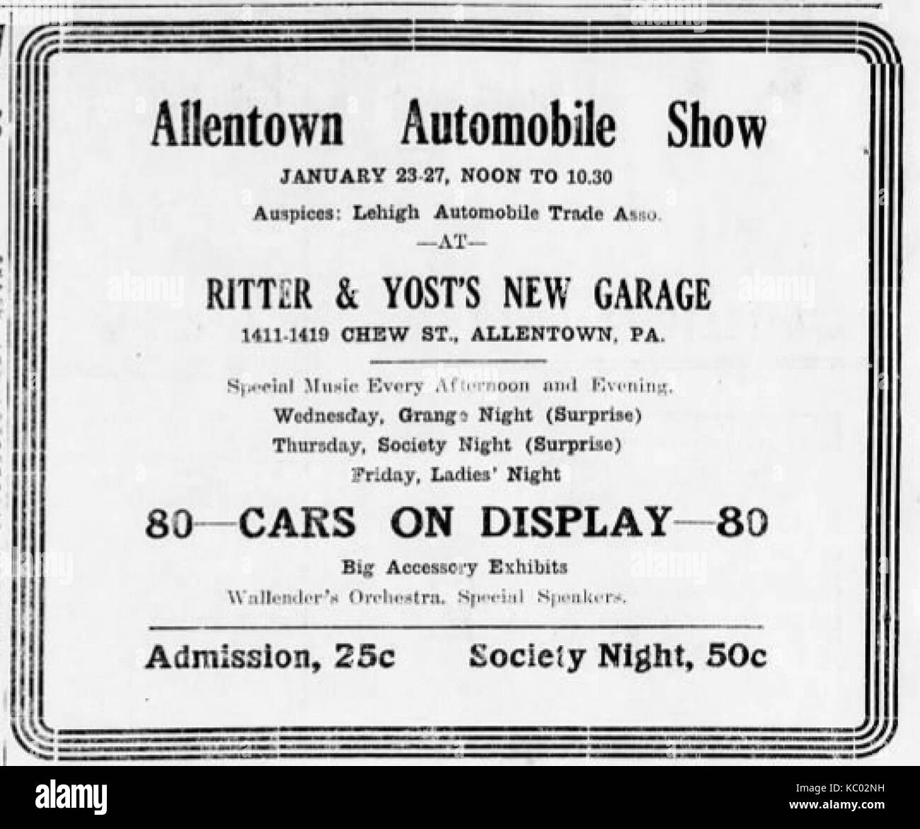 1917 Ritter & Yost Company Newspaper Ad4 Allentown PA Stock Photo - Alamy 1917 Ritter & Yost Company Newspaper Ad4 Allentown PA Stock Photo - Alamy