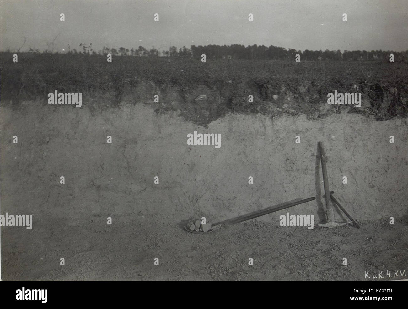 This illustration from 'Kriegsalbum 100' depicts scenes from World War ...