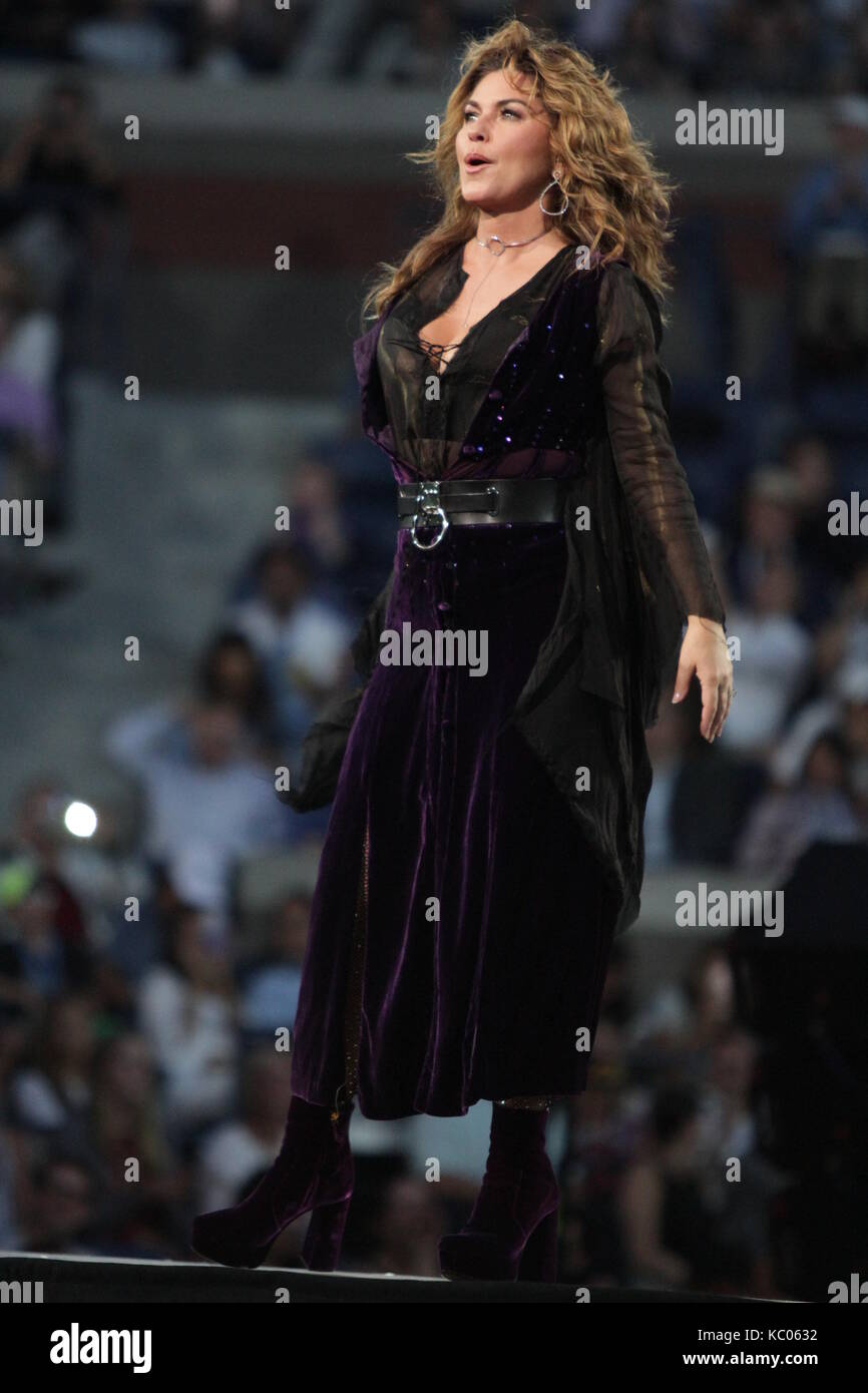 Shania Twain performs during the opening ceremony on Day One during the ...
