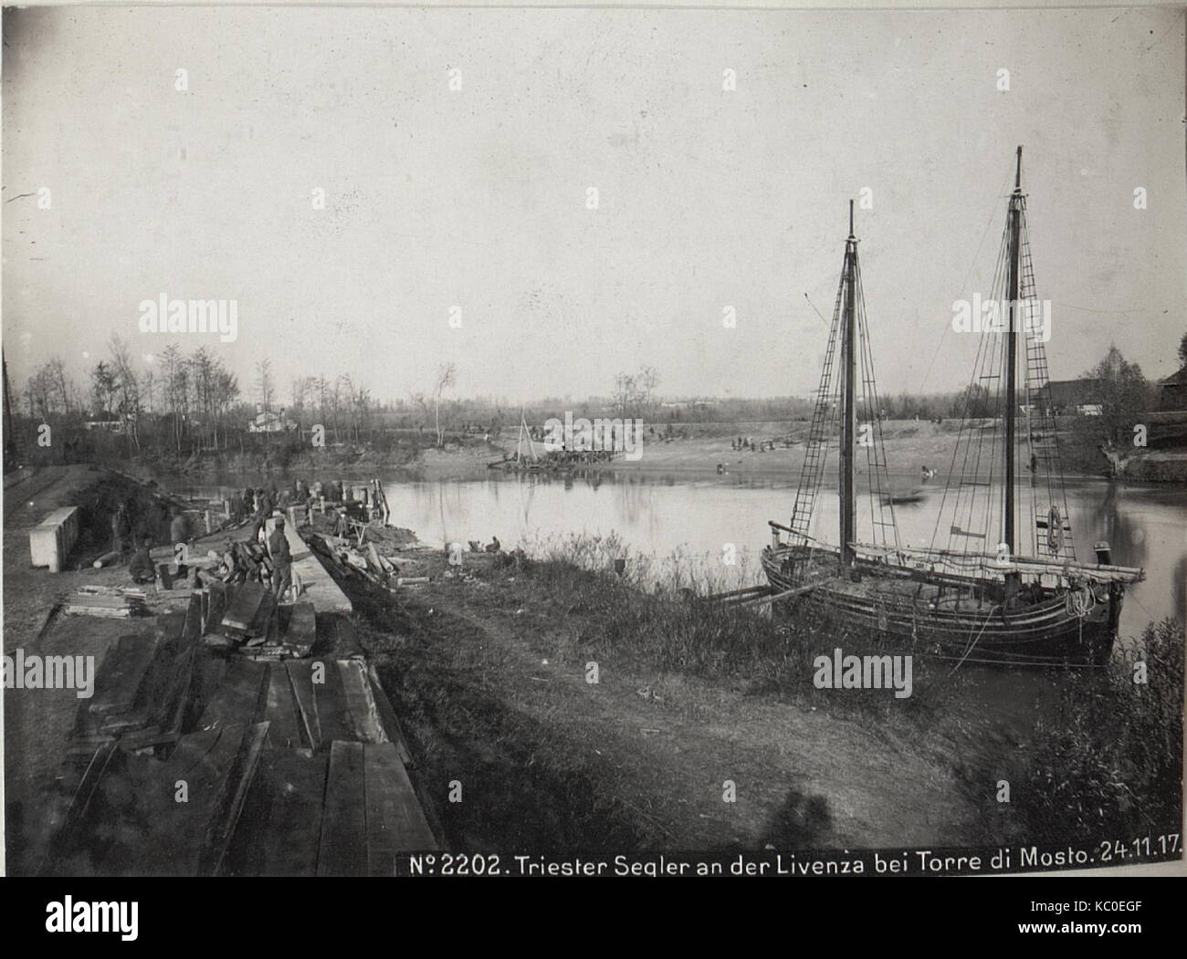 Triester Segler an der Livenza bei Torre di Mosto.24.11.17. (BildID ...