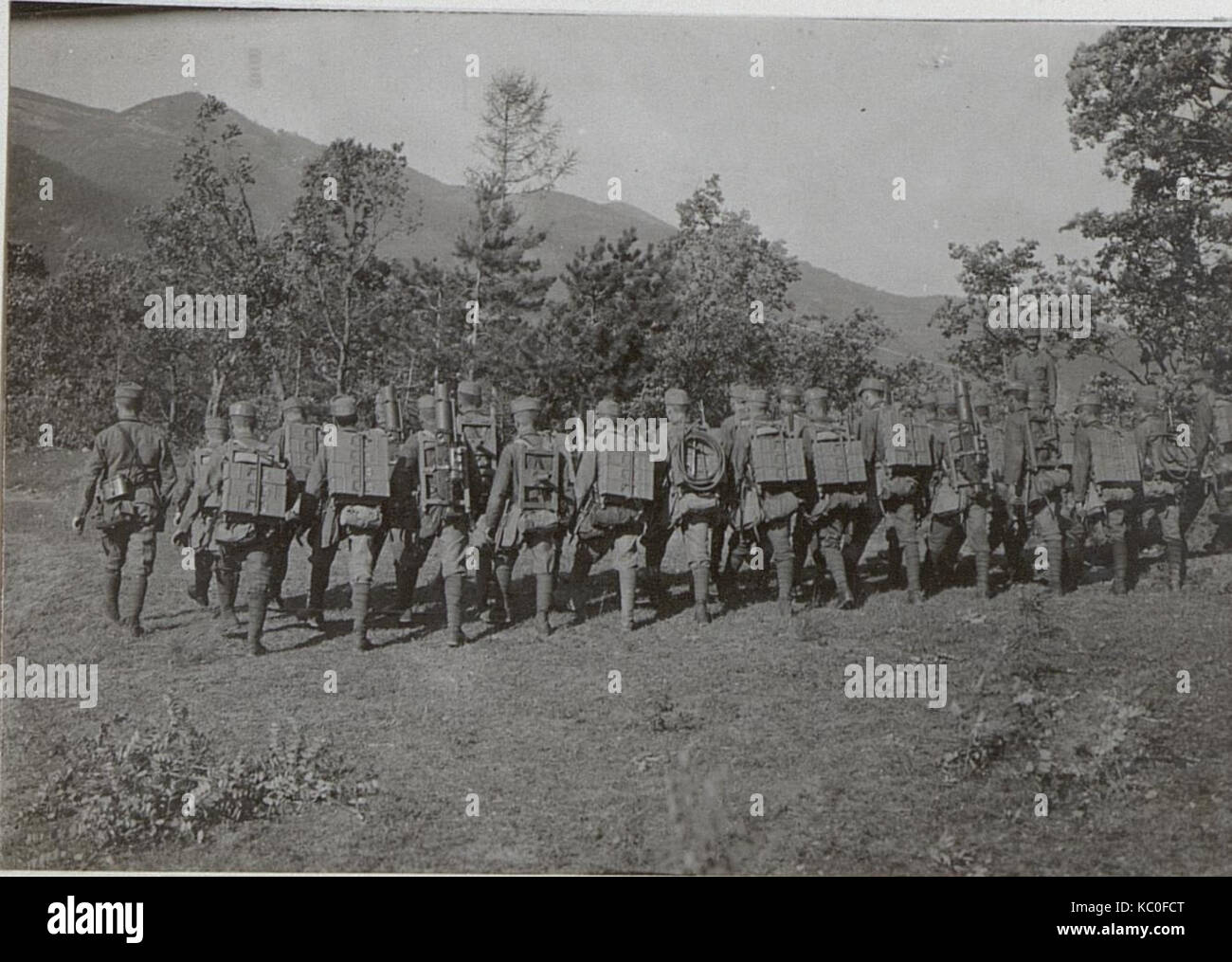 A historical reference to a Maschinengewehrabteilung, or machine gun ...