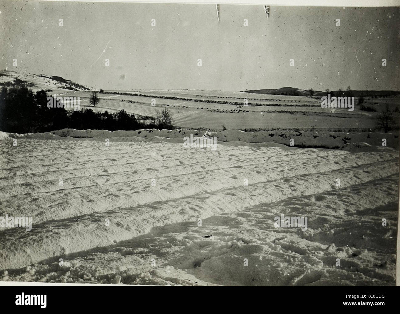 This drawing depicts Russian infantry positions northwest of Rajbrot ...