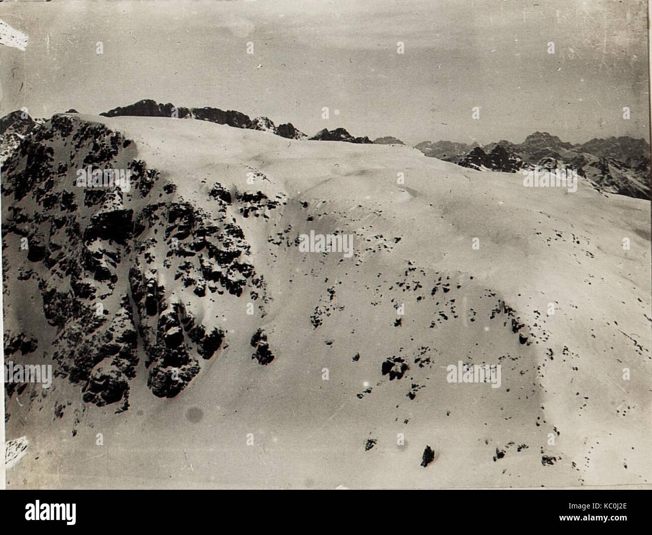 This German title refers to a view from Bocche towards the enemy ...