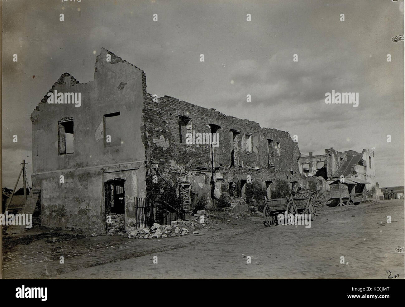 This image captures the ruins at Hauptplatz in Chodrow. Known as ...