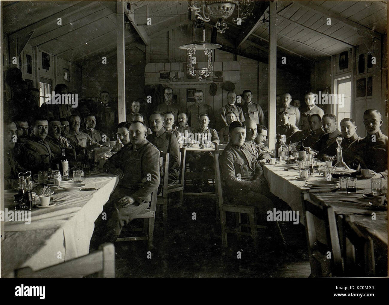 Mess hall in barracks hi-res stock photography and images - Alamy