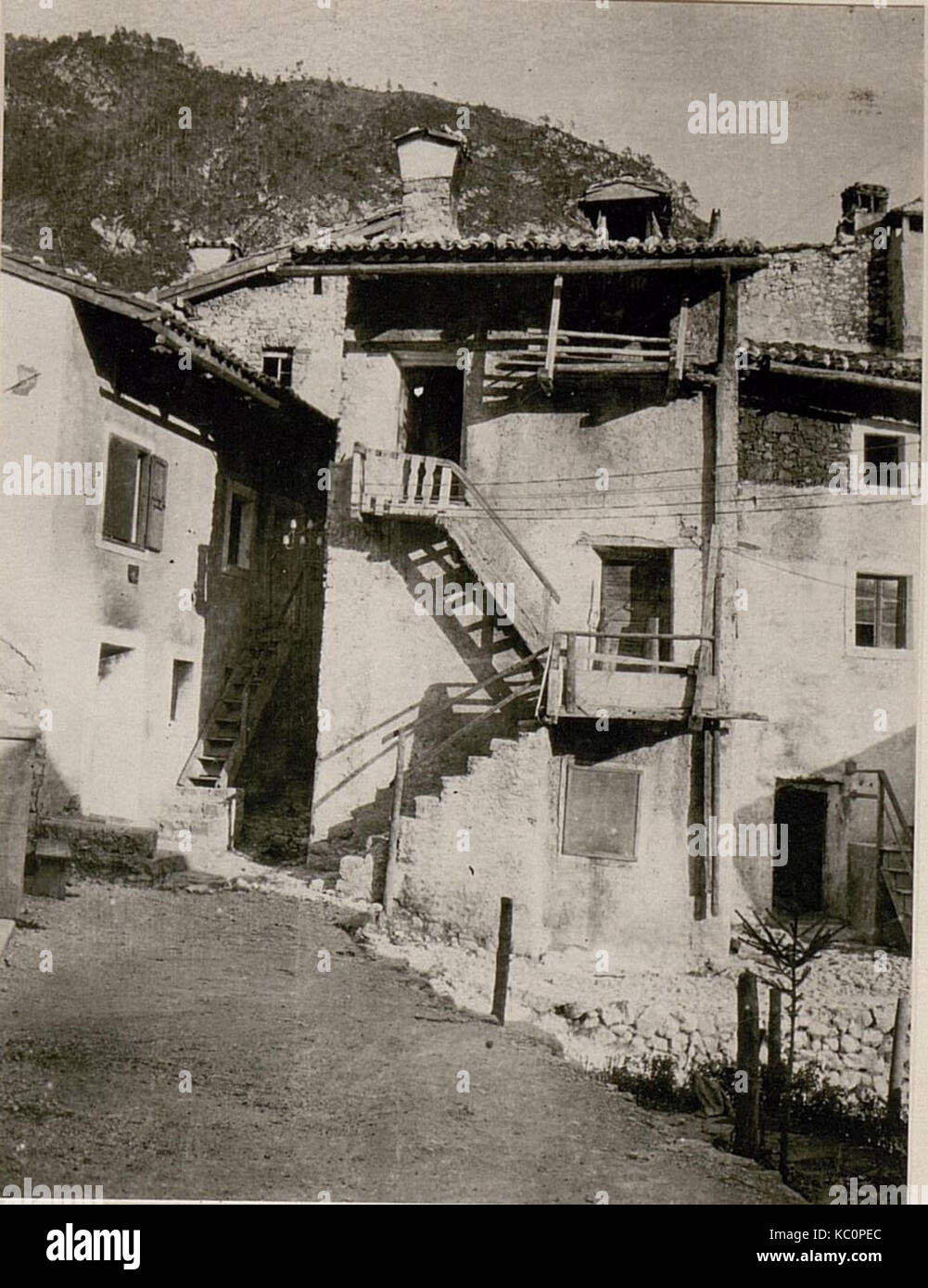This image of a house in Chiusaforte, Italy, captures the architectural ...