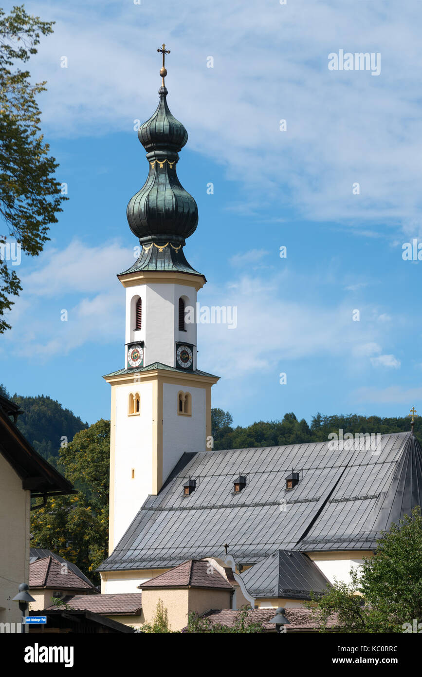 Church of Saint Giles in St Gilgen Stock Photo - Alamy