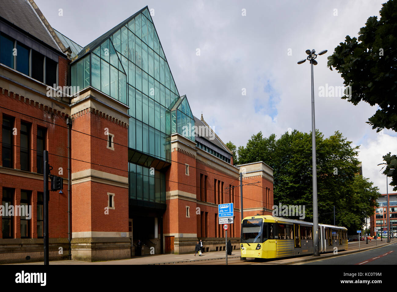 Metrolink tram M5000 model passing Minshull Street Crown Court by ...