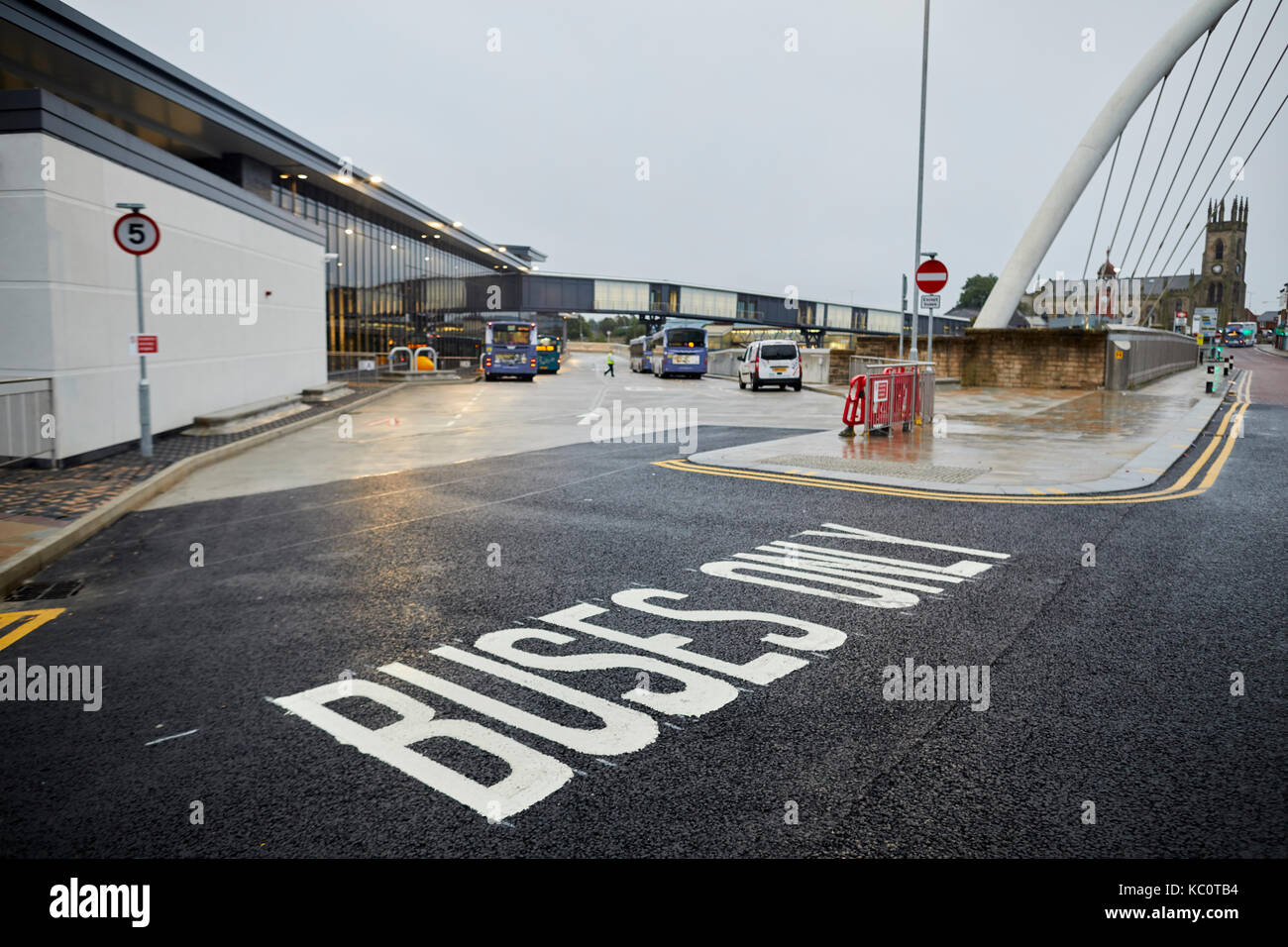 Bus station and railway, the new Bolton interchange transport hub ...