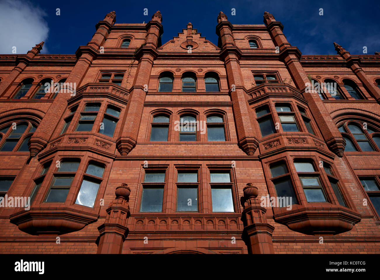 Grade II listed Red brick Duckworth's Essence Factory, Old Trafford ...