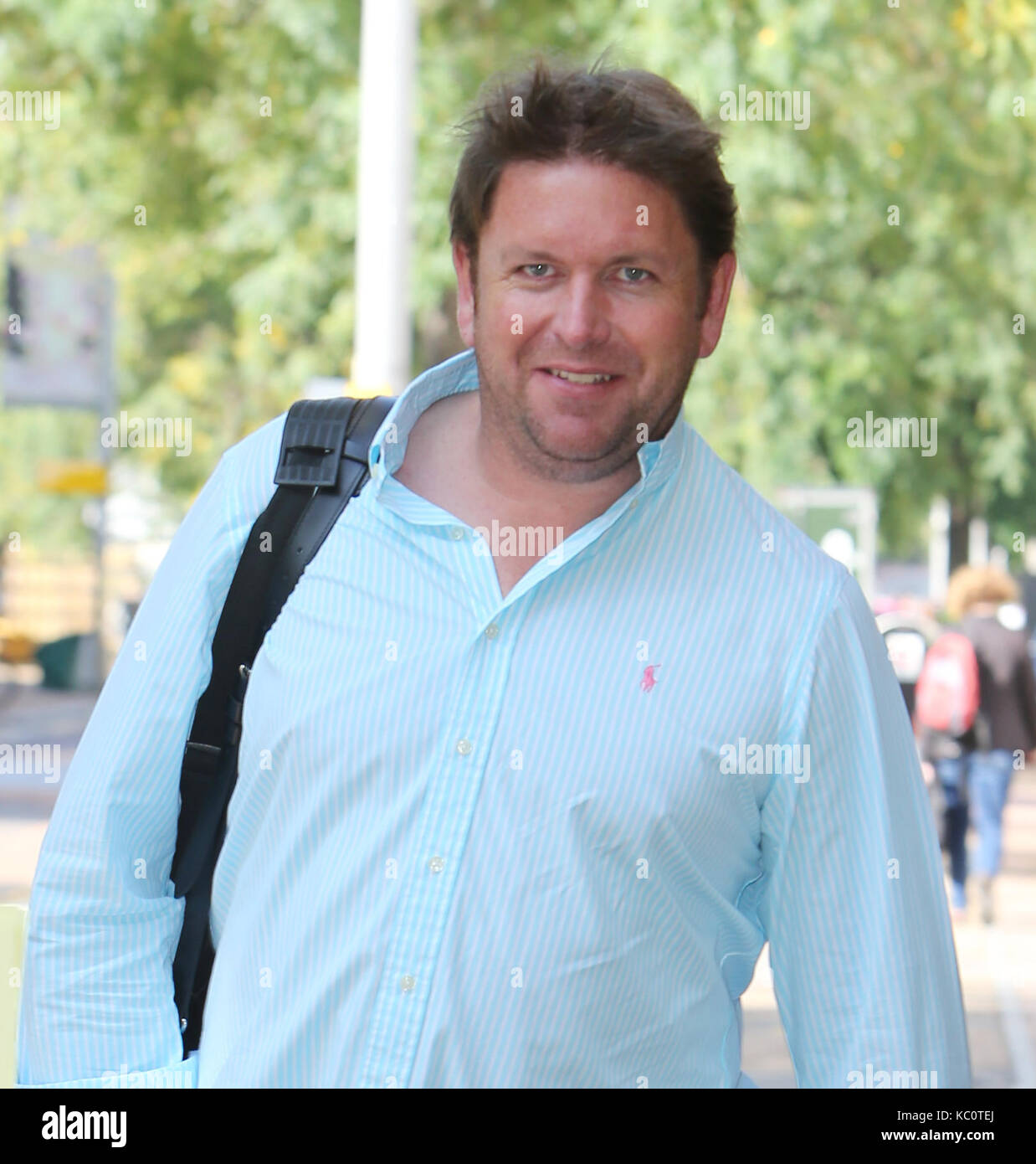 James Martin outside ITV Studios Featuring: James Martin Where: London ...