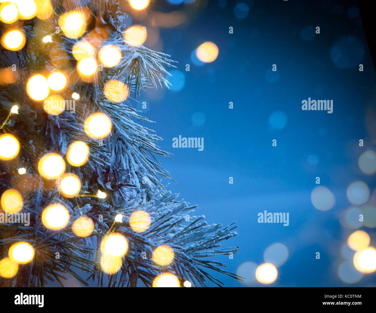 Christmas night background Stock Photo - Alamy