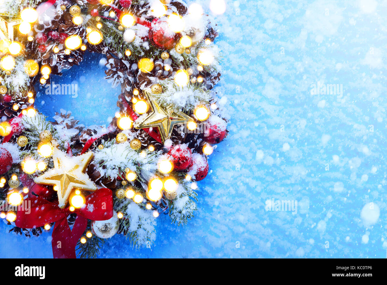 art Christmas background Stock Photo - Alamy