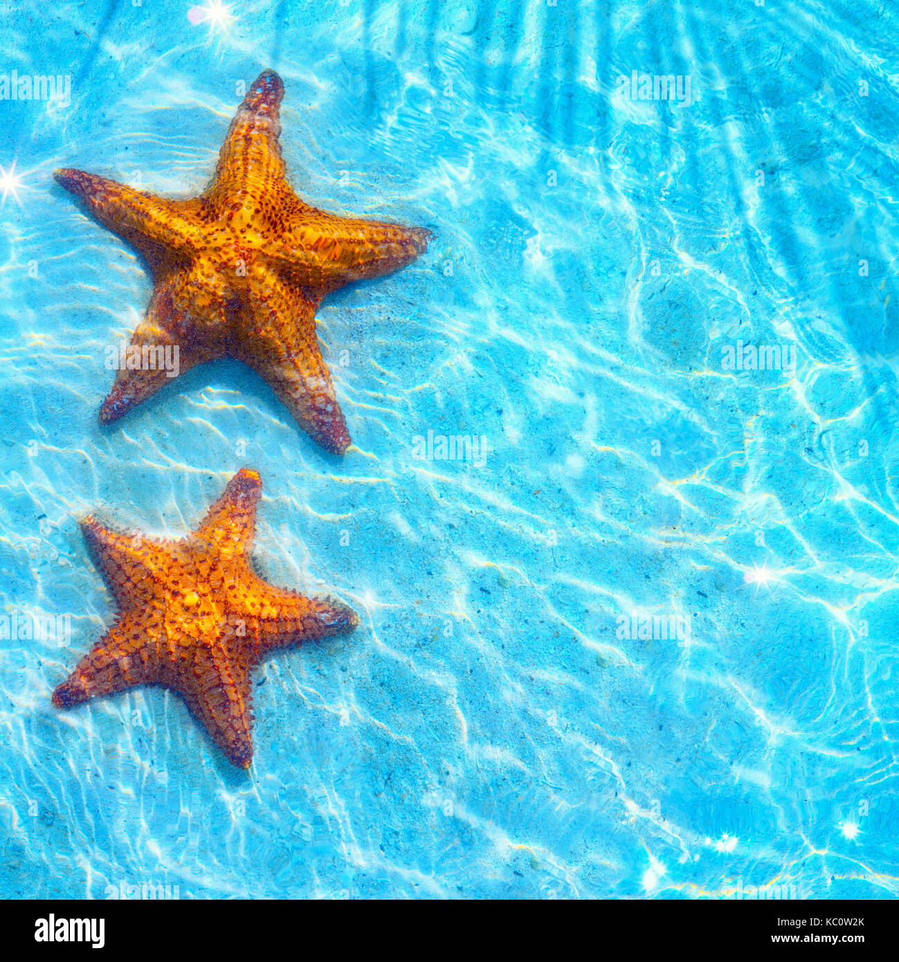 Abstract Blue sea Beach background Stock Photo - Alamy