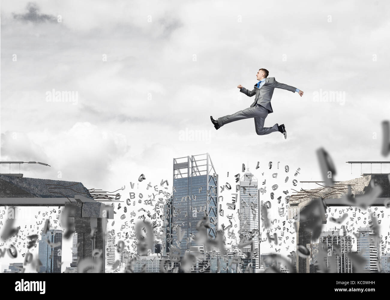 Problem and difficulties overcoming concept Stock Photo - Alamy