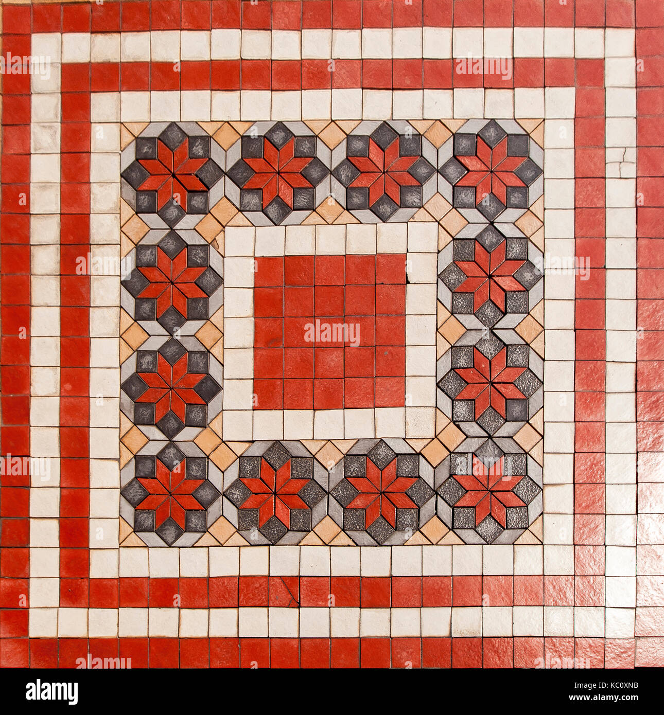 Detail of geometrical paving from Marmaris, Turkey Stock Photo - Alamy