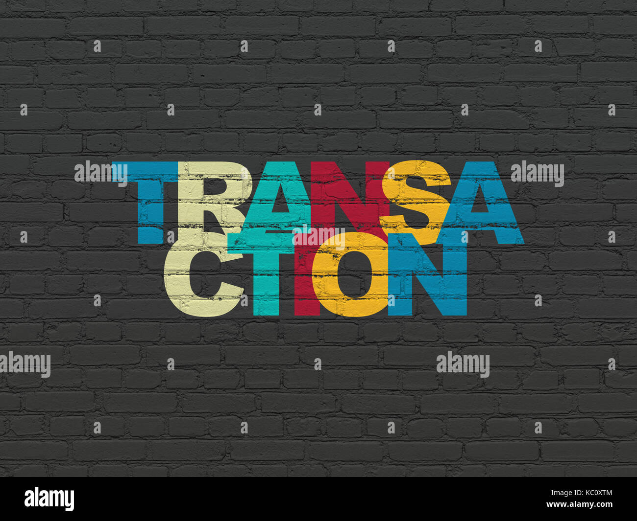 Currency concept: Transaction on wall background Stock Photo - Alamy