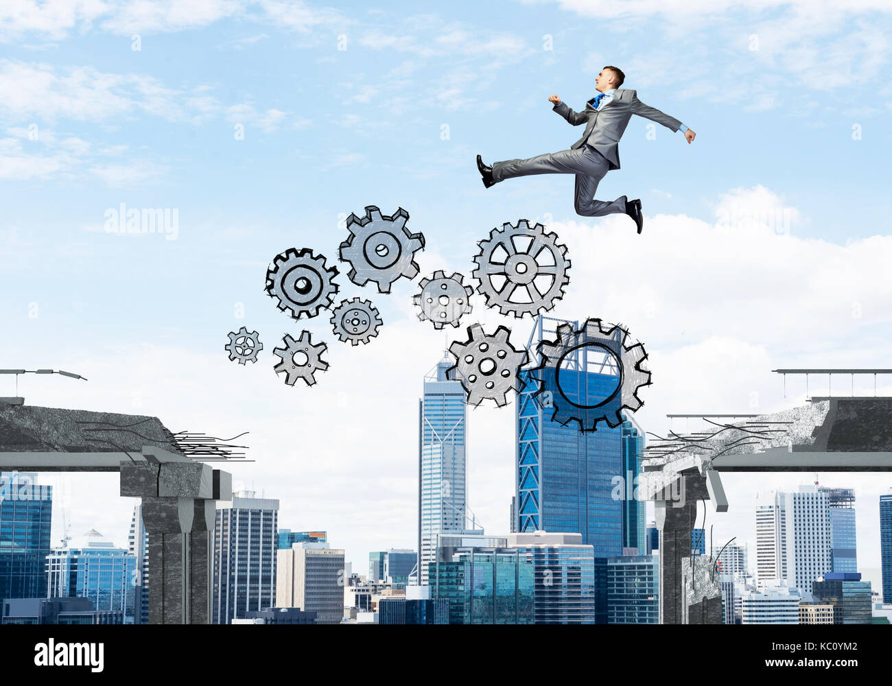 Problem and difficulties overcoming concept Stock Photo - Alamy