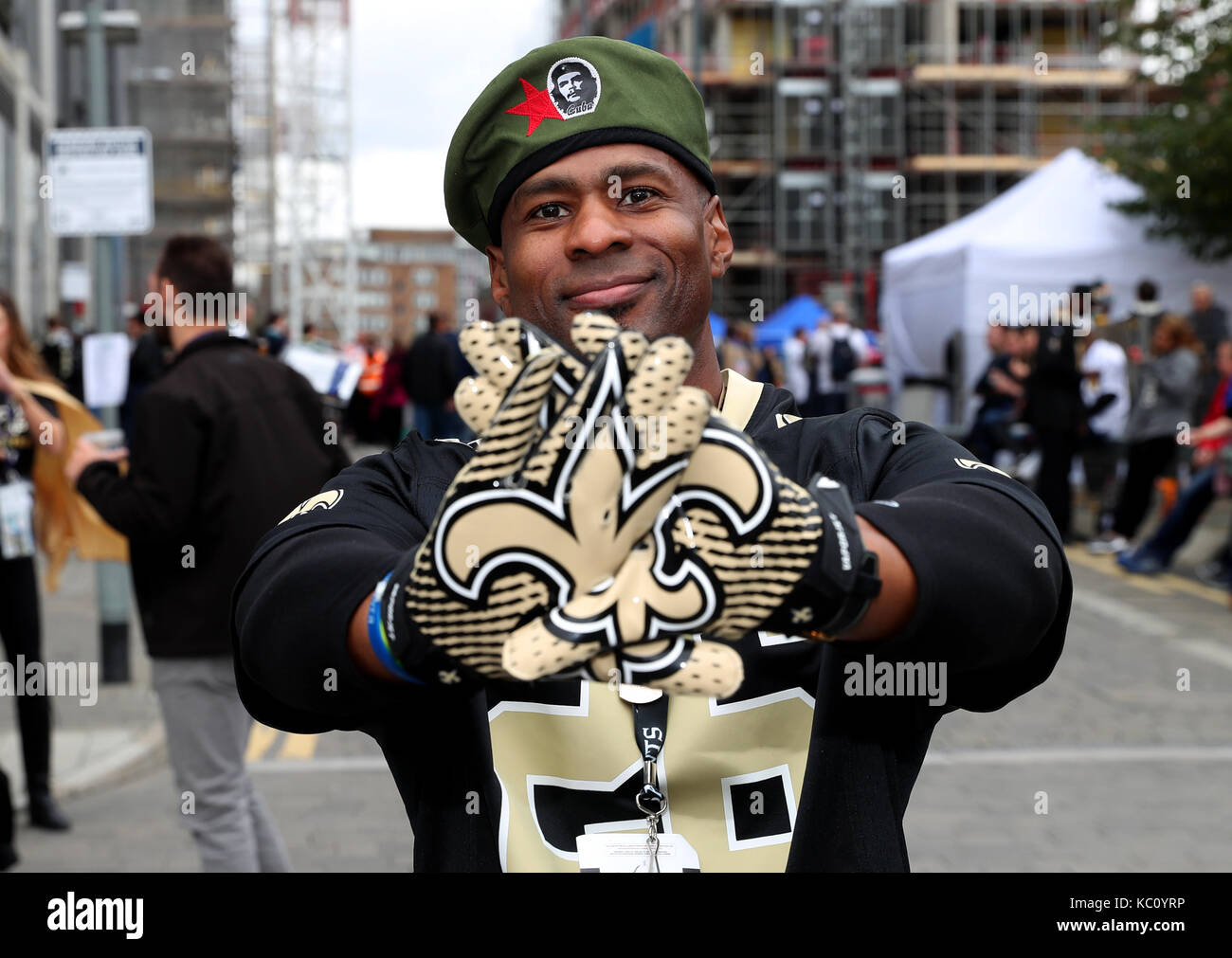 New Orleans Saints fans prior to the NFL International Series match at ...