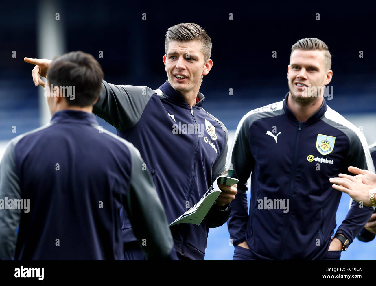 Burnley goalkeeper Nick Pope before the Premier League match at ...