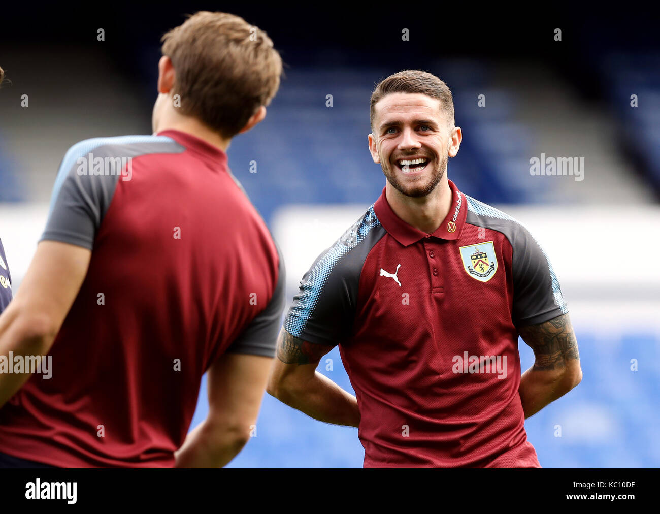 Burnley's Robbie Brady before the Premier League match at Goodison Park ...