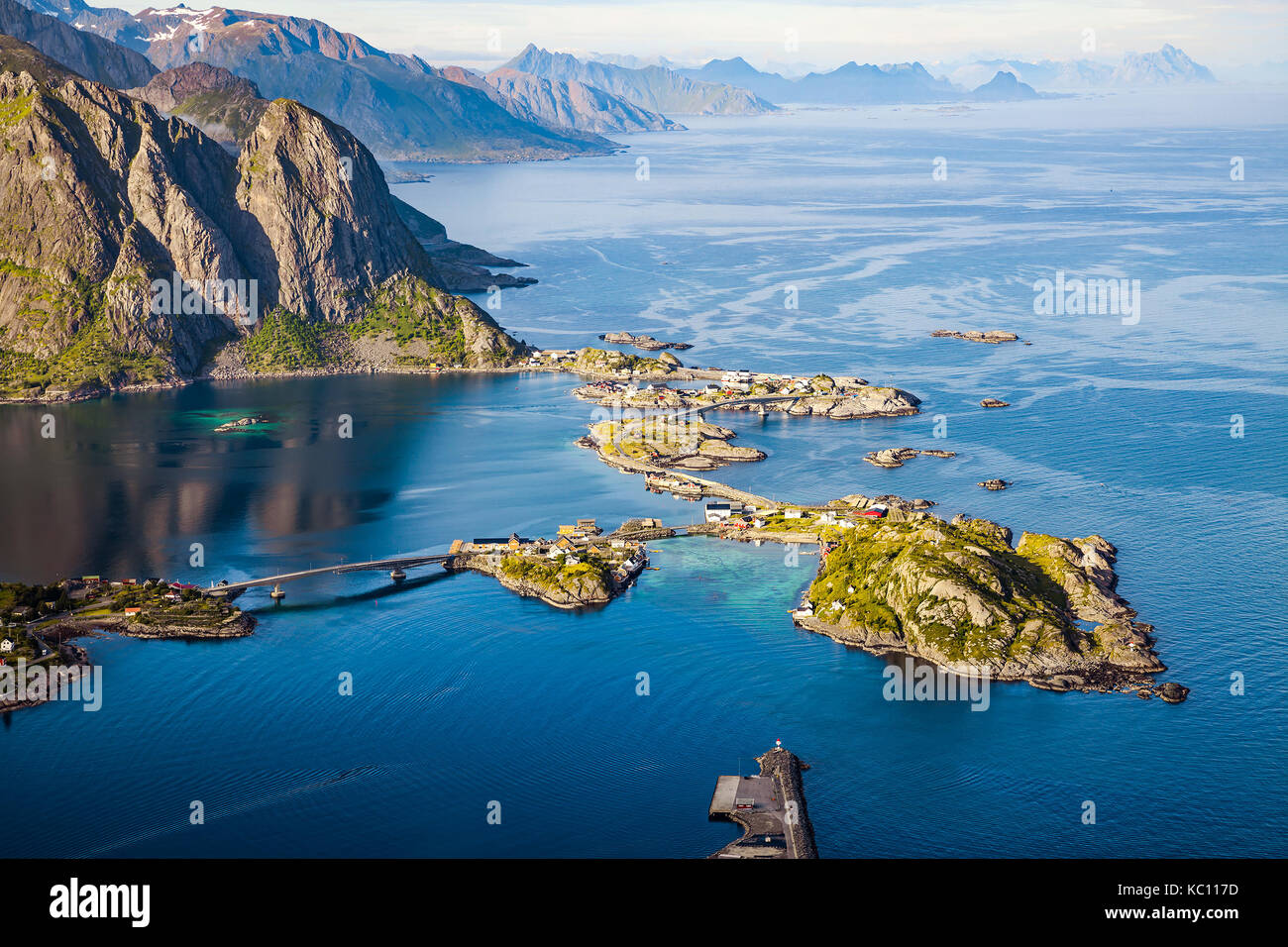 Lofoten mountains sea dramatic arctic hi-res stock photography and ...