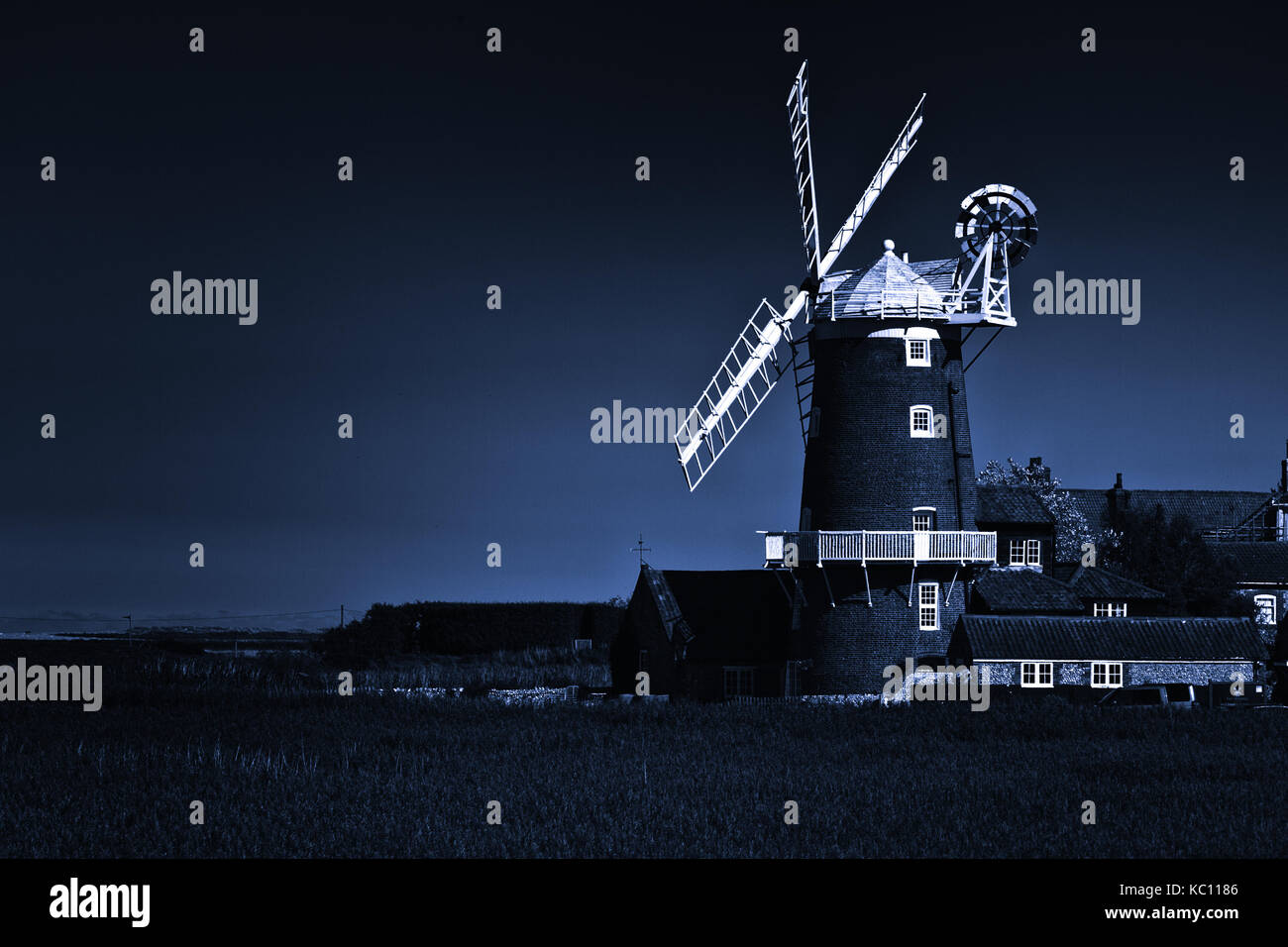 Windmill at Cley by the Sea Stock Photo - Alamy