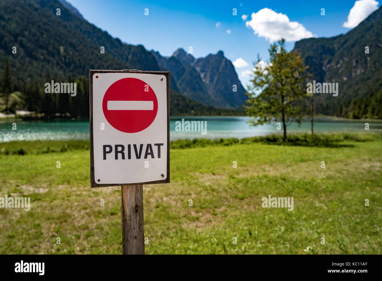 Private Property Sign Stock Photo - Alamy