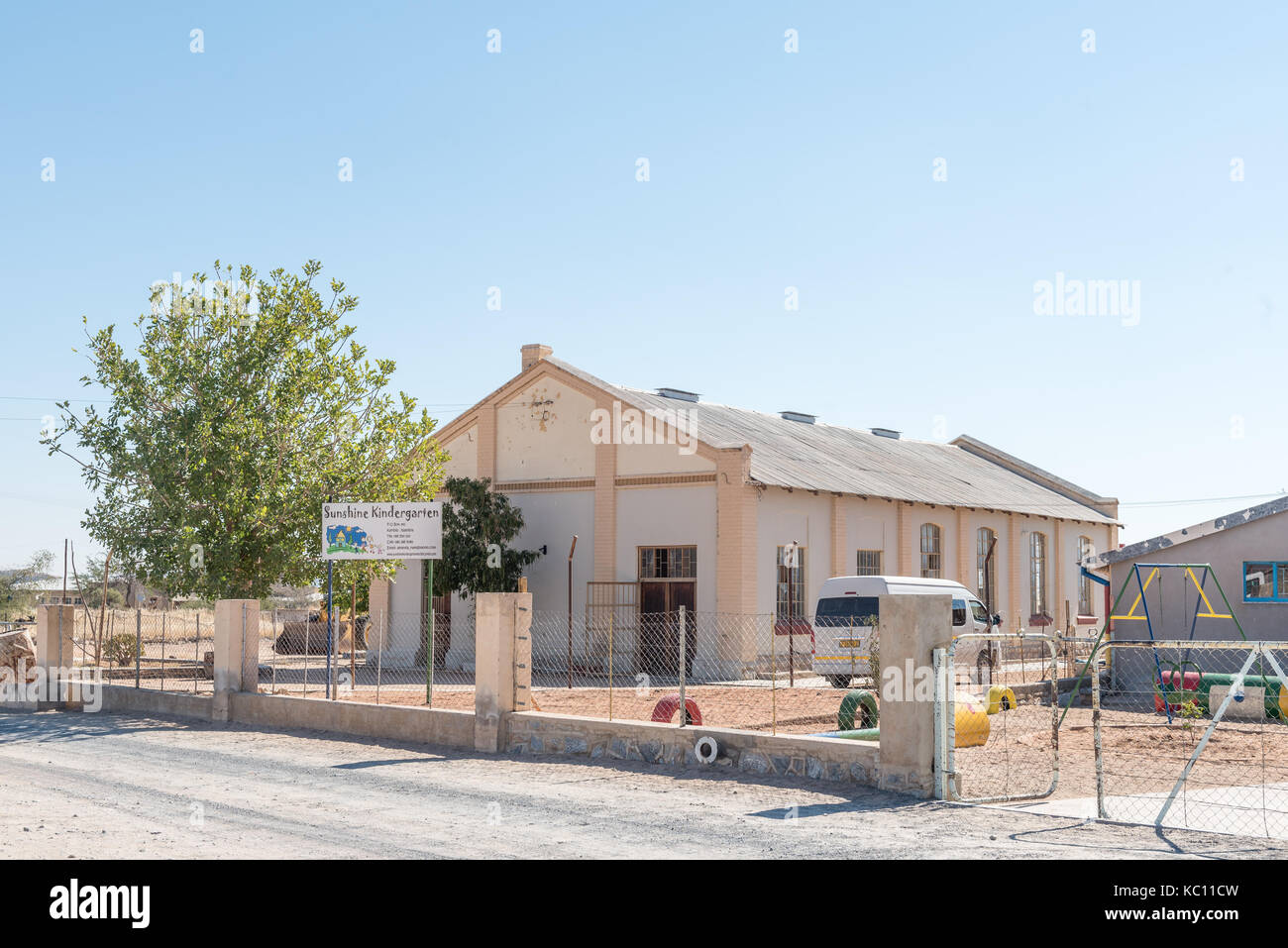 KARIBIB, NAMIBIA - JULY 3, 2017: A creche in Karibib, a small town in ...