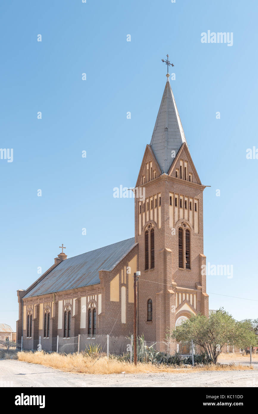 KARIBIB, NAMIBIA - JULY 3, 2017: The Evangelical Lutheran Church in ...