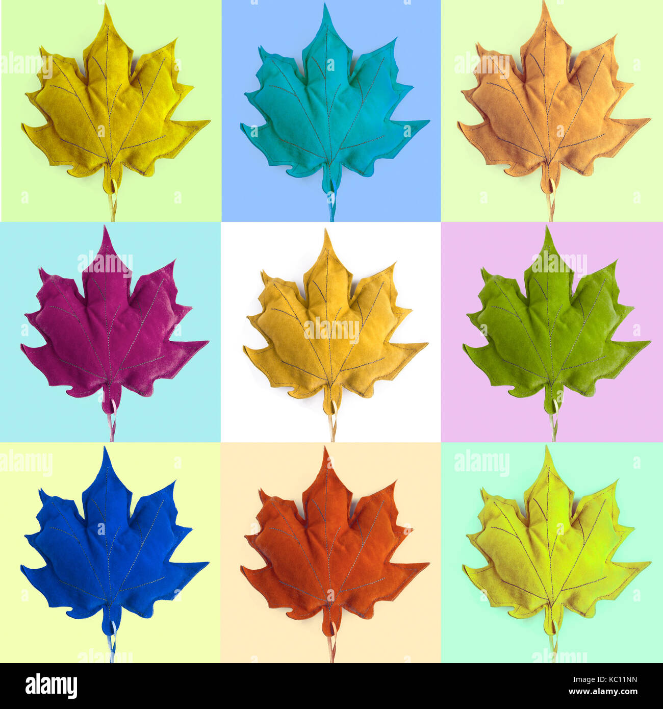 Fall leaf mosaic hi-res stock photography and images - Alamy