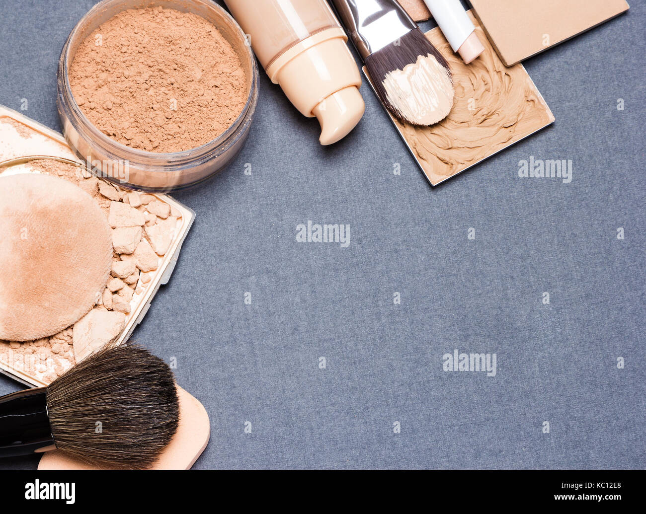 Makeup products and accessories to even out skin tone and complexion ...