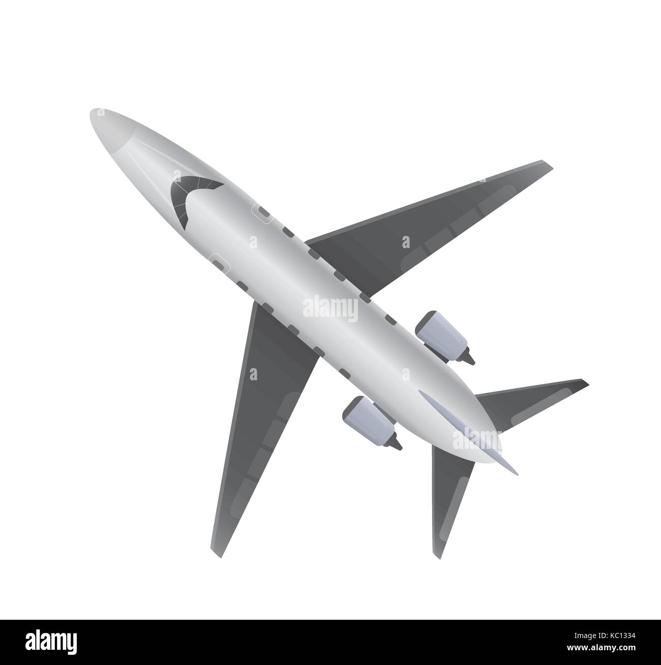 Private Airplane Top View