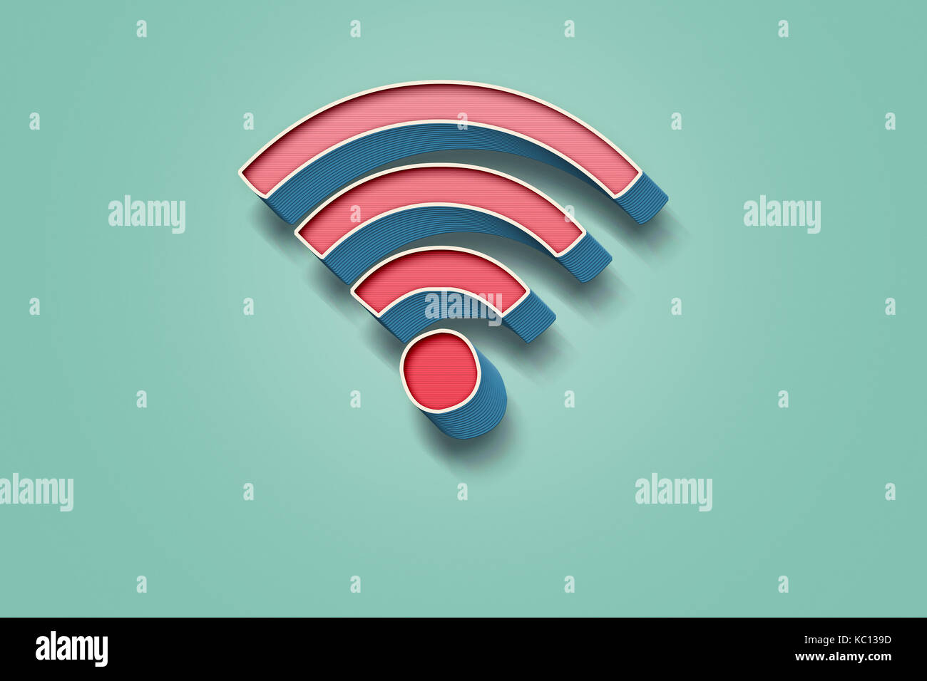 Wifi connection design hi-res stock photography and images - Alamy