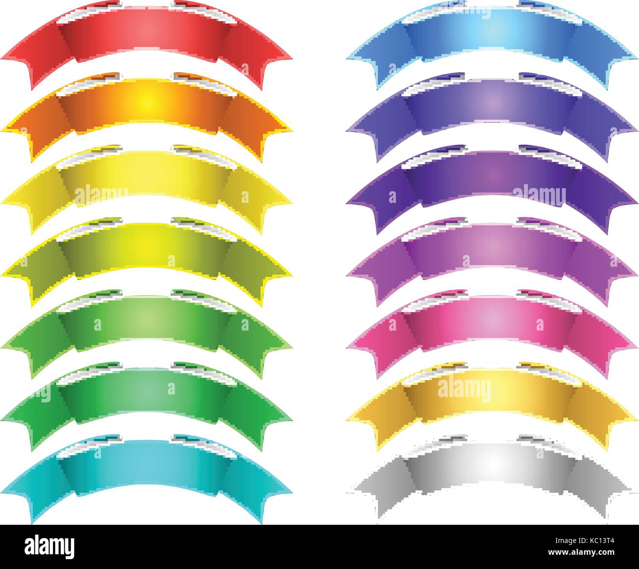 vector ribbons set Stock Vector Image & Art - Alamy