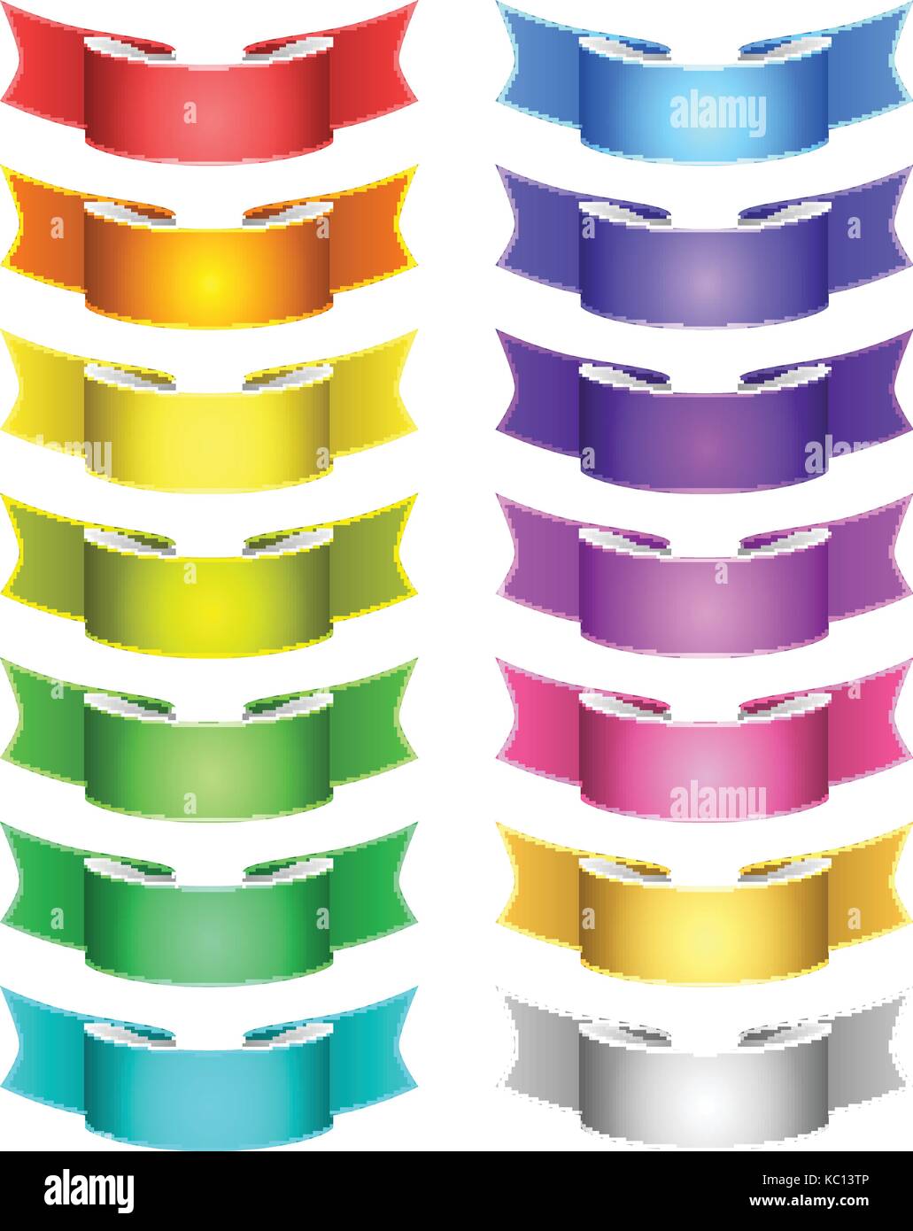 vector ribbons set Stock Vector Image & Art - Alamy