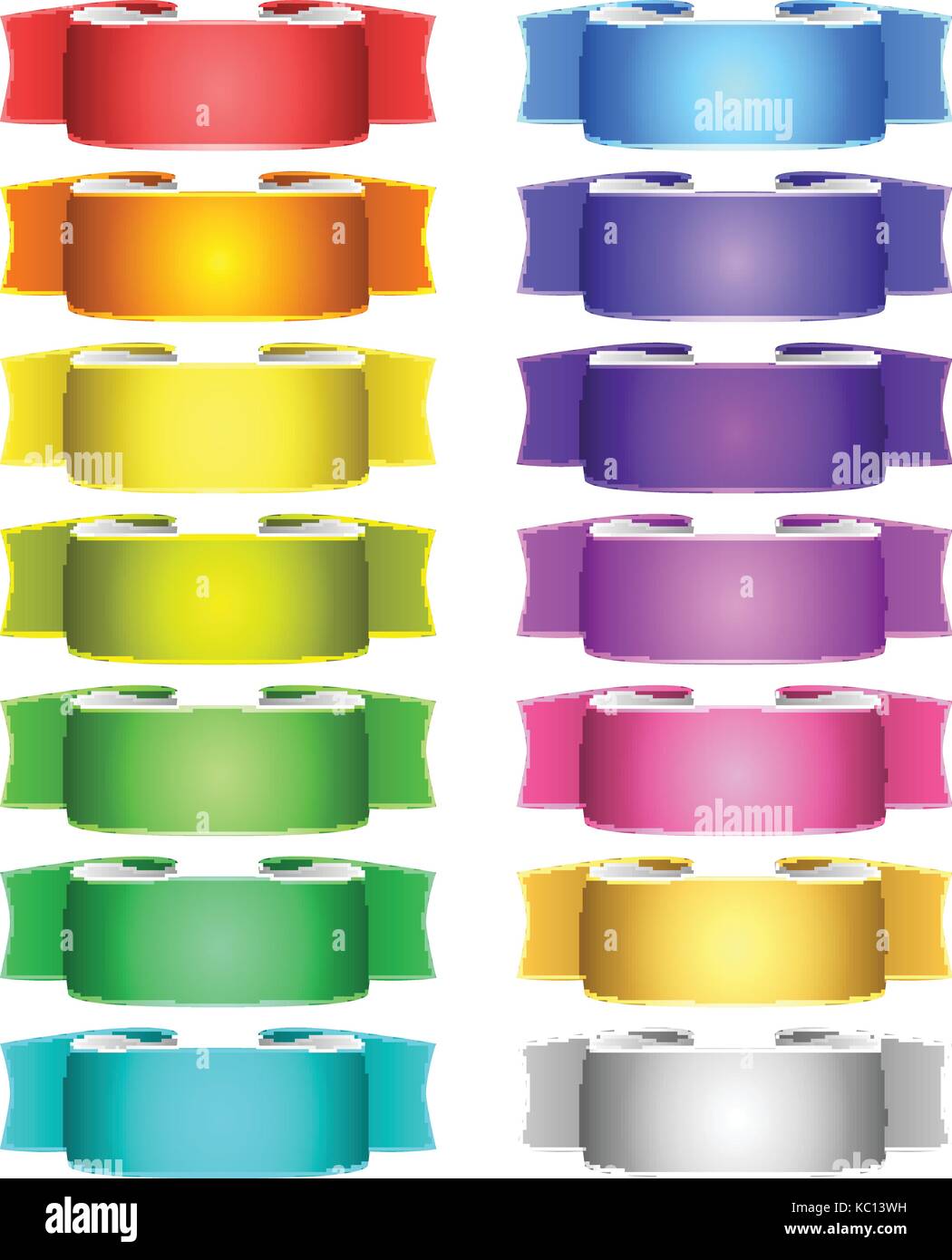 vector ribbons set Stock Vector Image & Art - Alamy