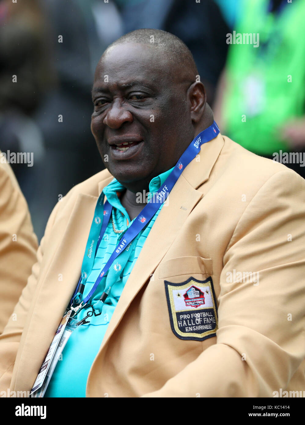 Hall of famer Larry Little during the NFL International Series match at ...