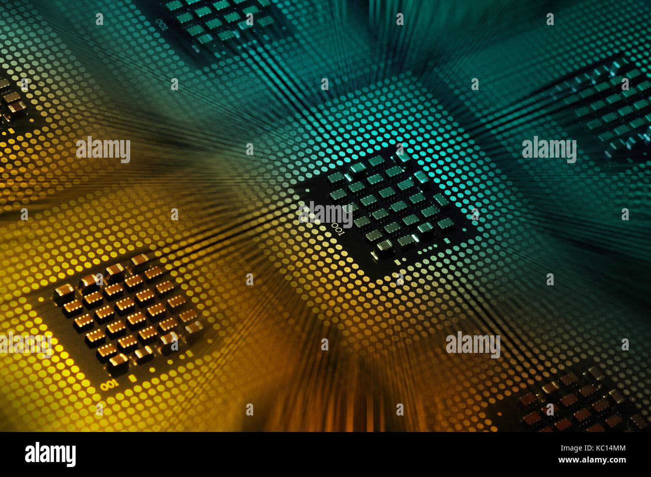 computer processors aligned with lighting effects postproduction ...