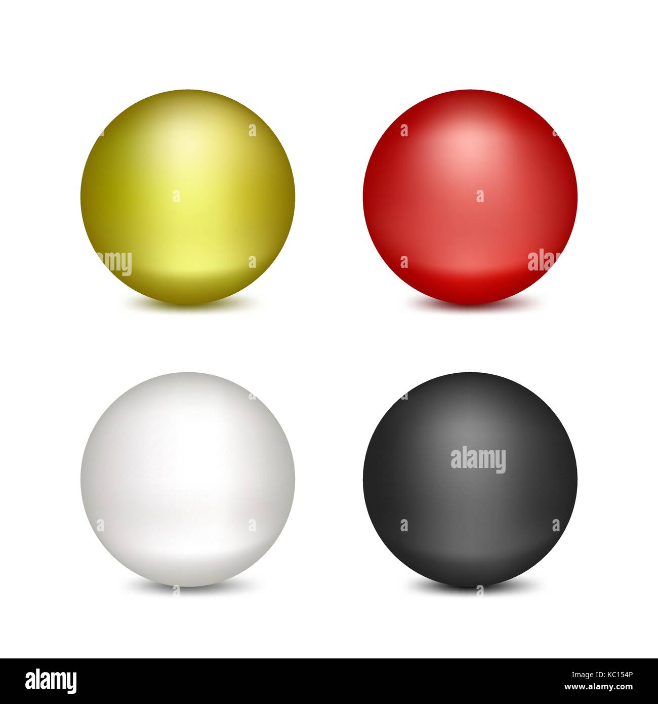 Balloons set on transparent Stock Vector Images - Alamy