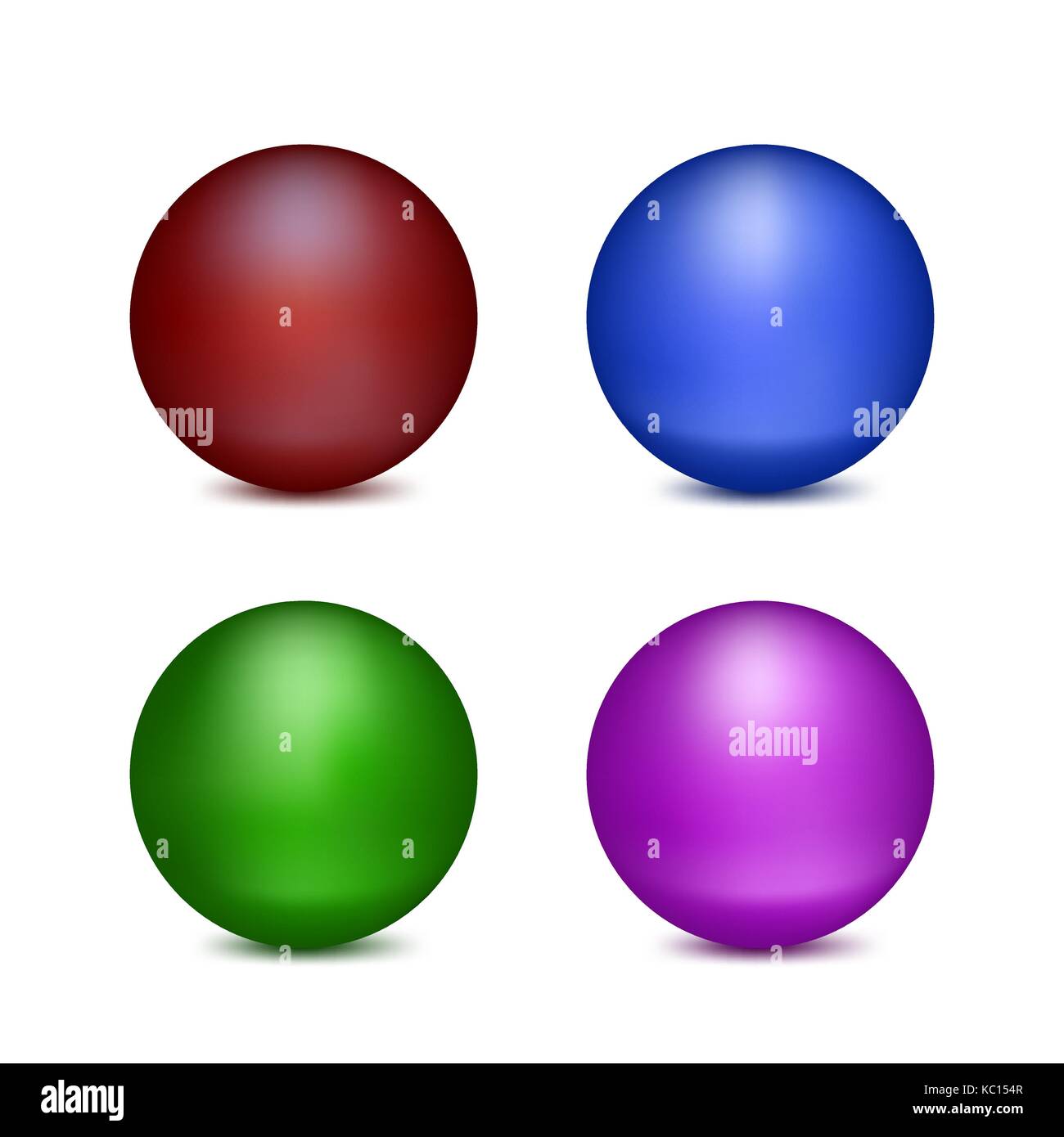 Four colored balls Stock Vector Image & Art - Alamy