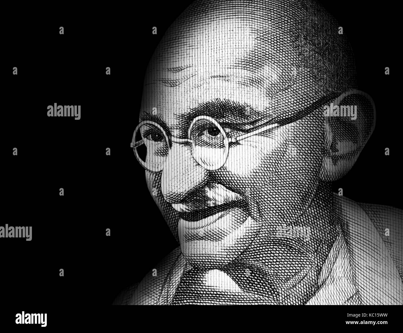 A piece of a money bill showing an important person Stock Photo - Alamy