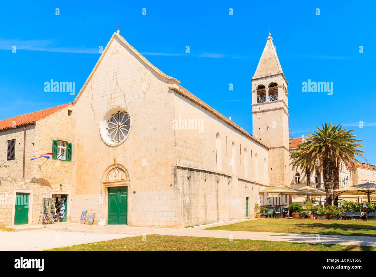 Medieval church in Trogir old town, Dalmatia, Croatia Stock Photo - Alamy
