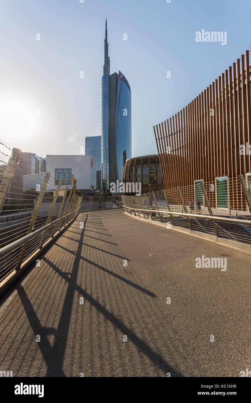 View of Unicredit Tower, Milan, Italy Stock Photo - Alamy