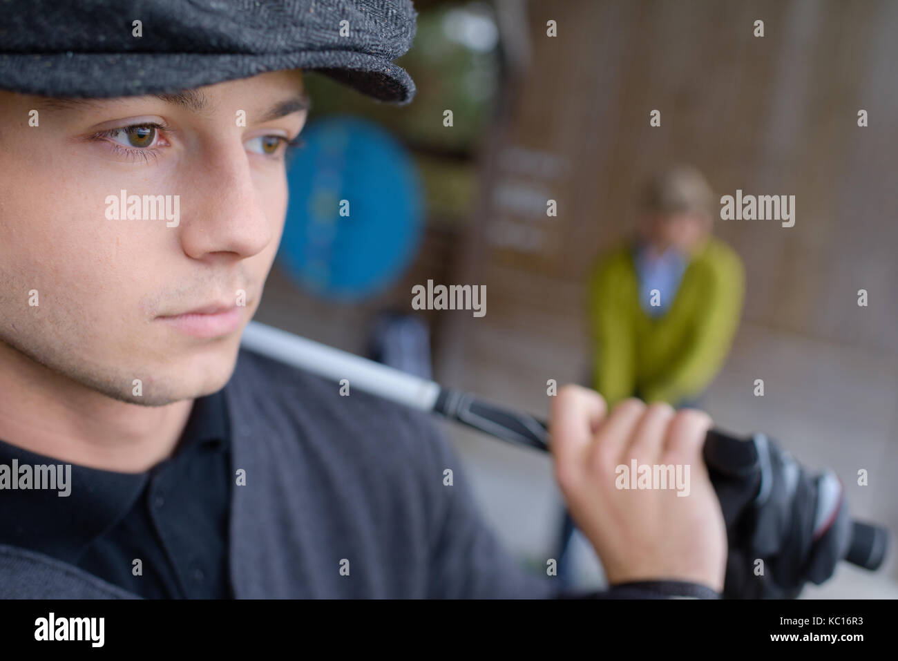 long range golf practice Stock Photo - Alamy