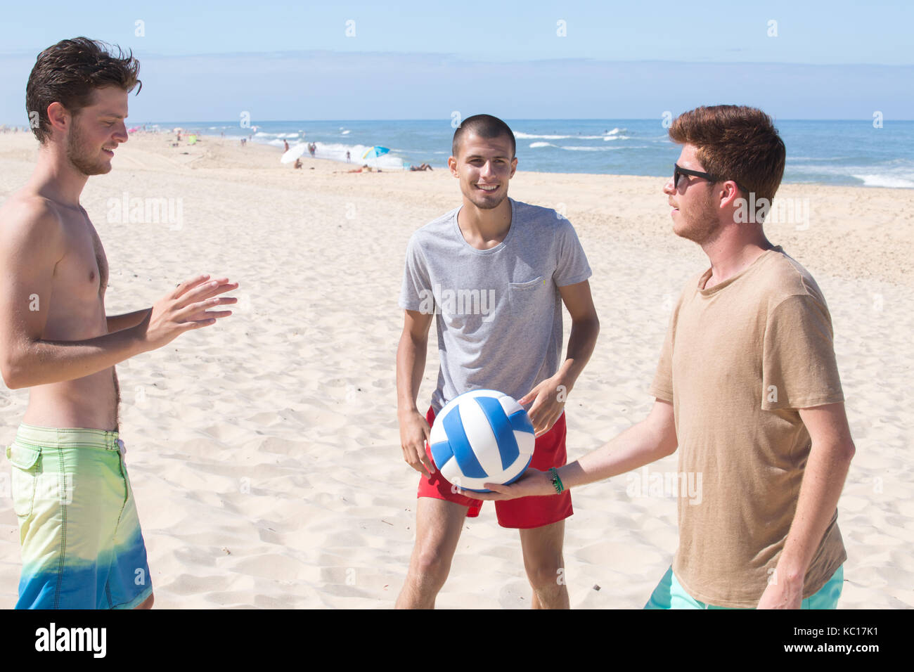 Young volleyball player on white hi-res stock photography and images ...