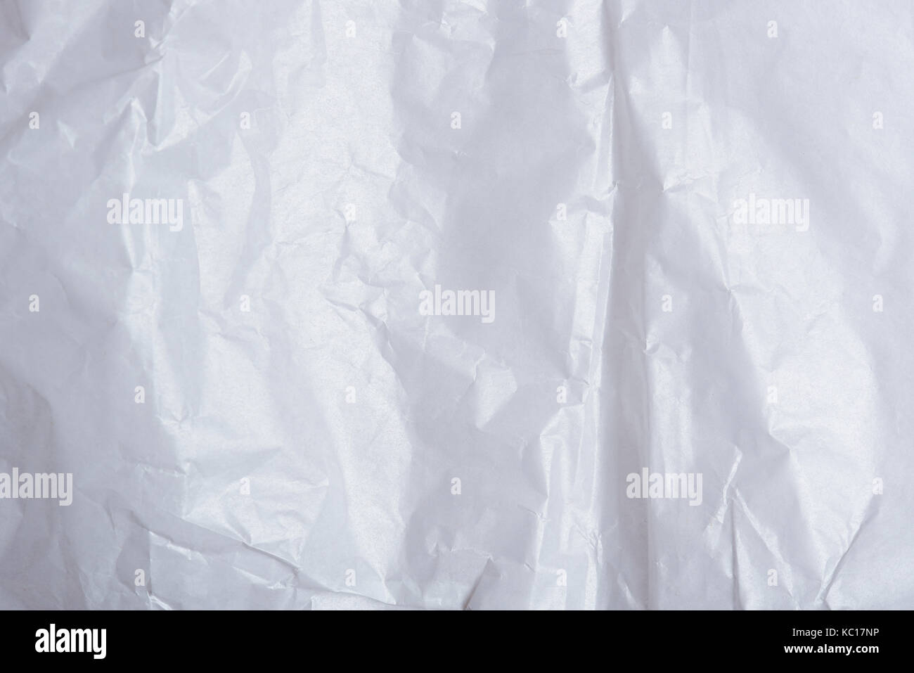 Crumpled glossy white paper background. Wrinkled blank sheet page Stock ...