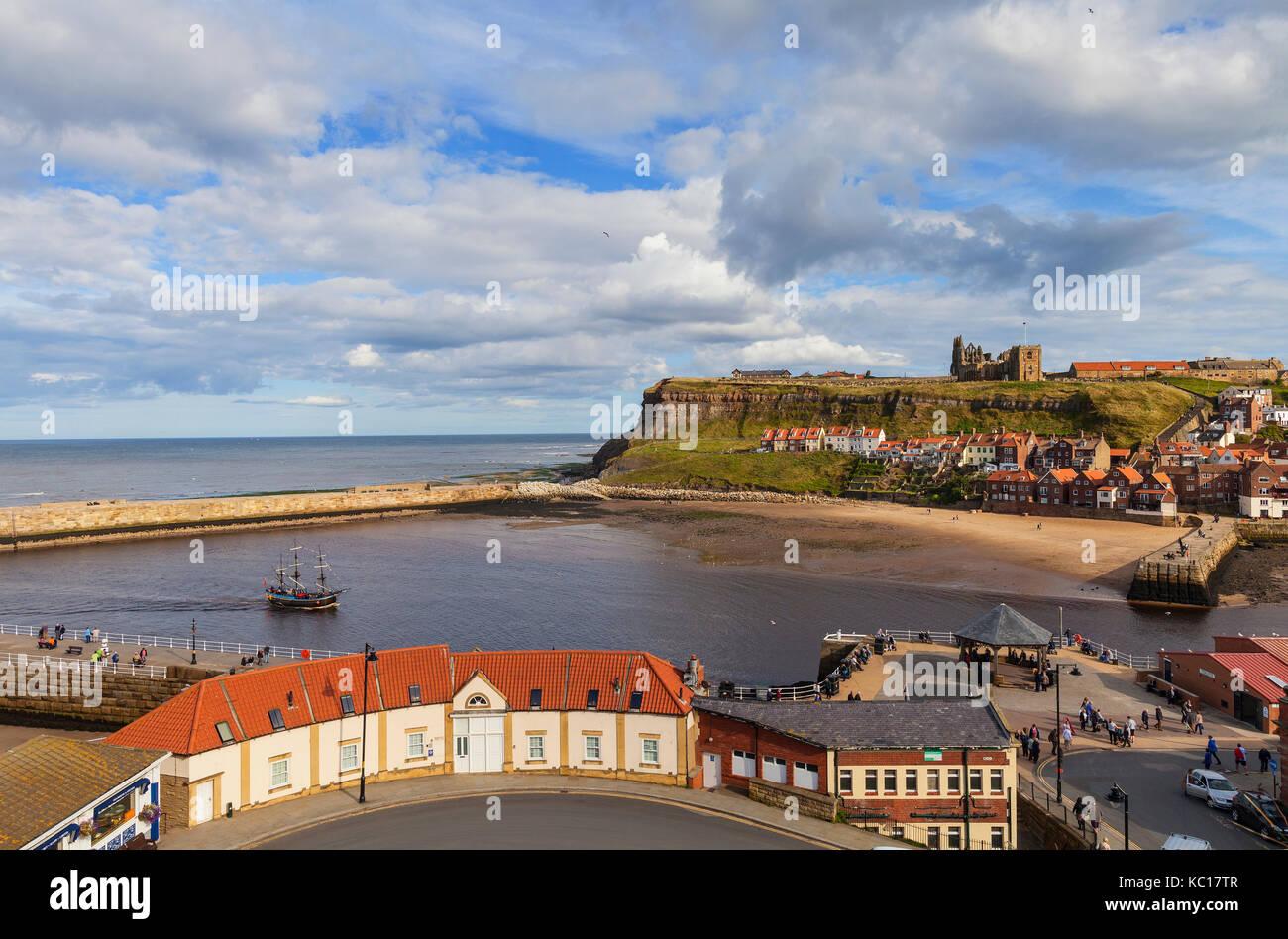 Whitby captain cook ship hi-res stock photography and images - Alamy