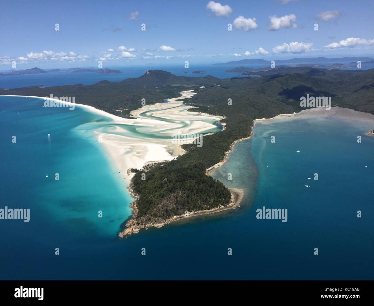 Whitehaven beach aerial hi-res stock photography and images - Alamy