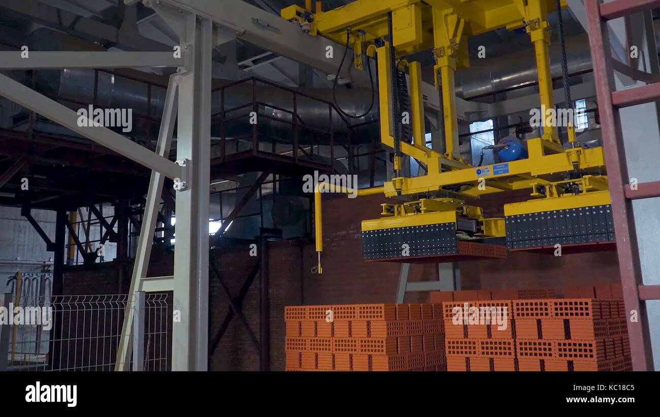 Plant for the production of bricks. Plant for production building ...